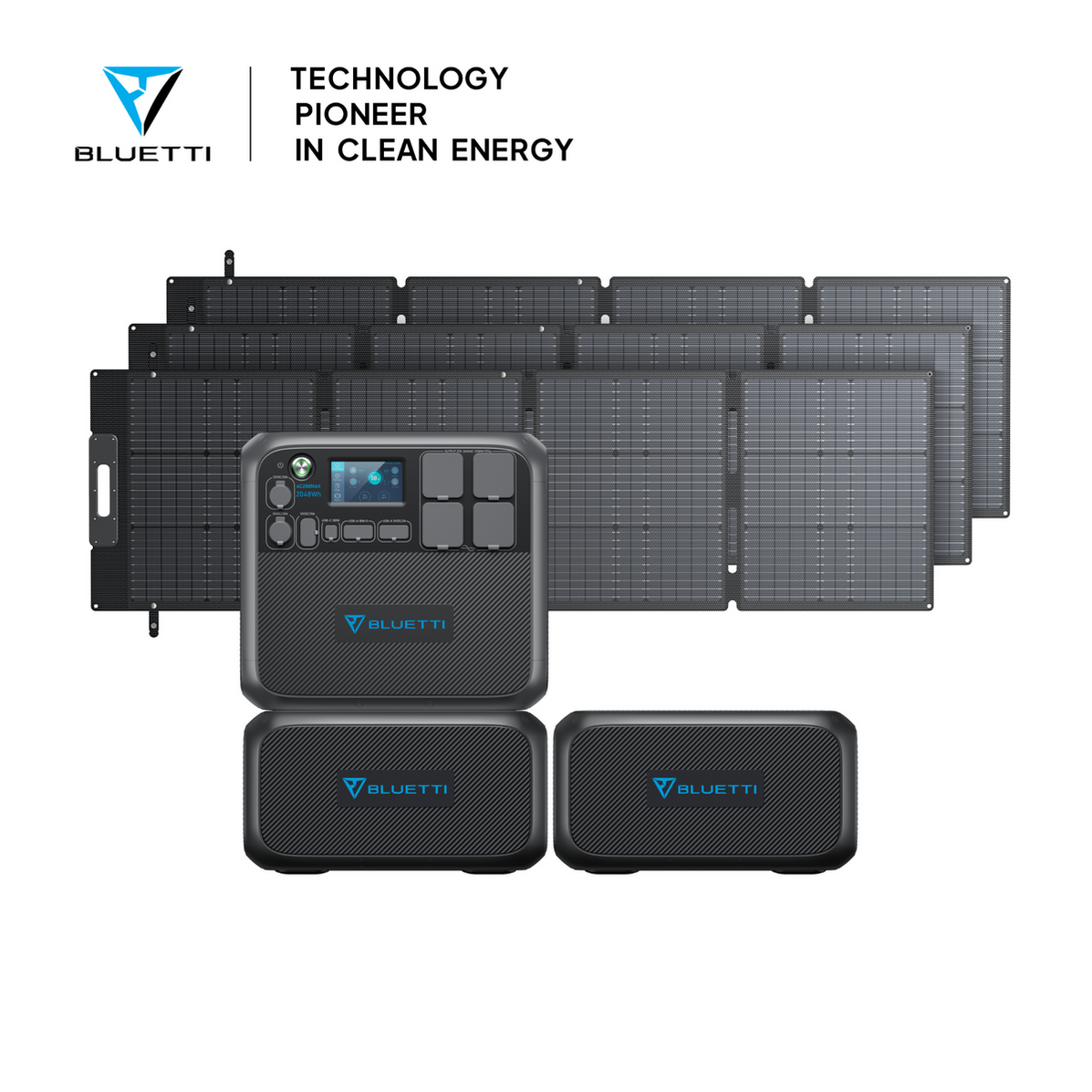 BLUETTI AC200MAX + 2*B230 + Solar Panels | Solar Generator Kit ...